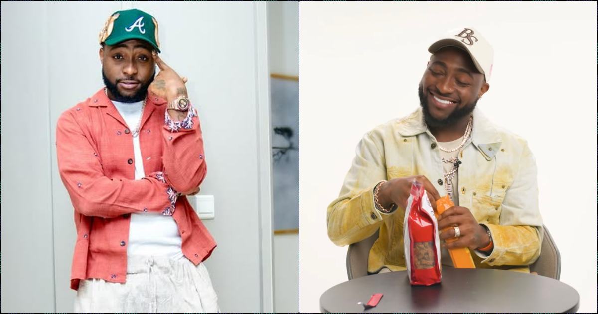 Davido scores Nigerian snacks 4-1 against UK in fun tasting challenge