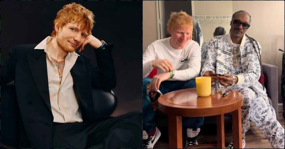 Ed Sheeran recounts losing sight after smoking with Snoop Dogg
