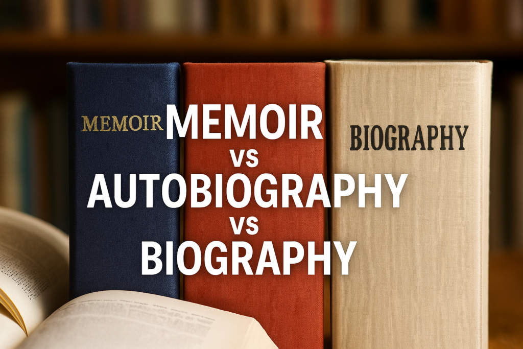 Memoir vs Autobiography vs Biography: The Key Differences