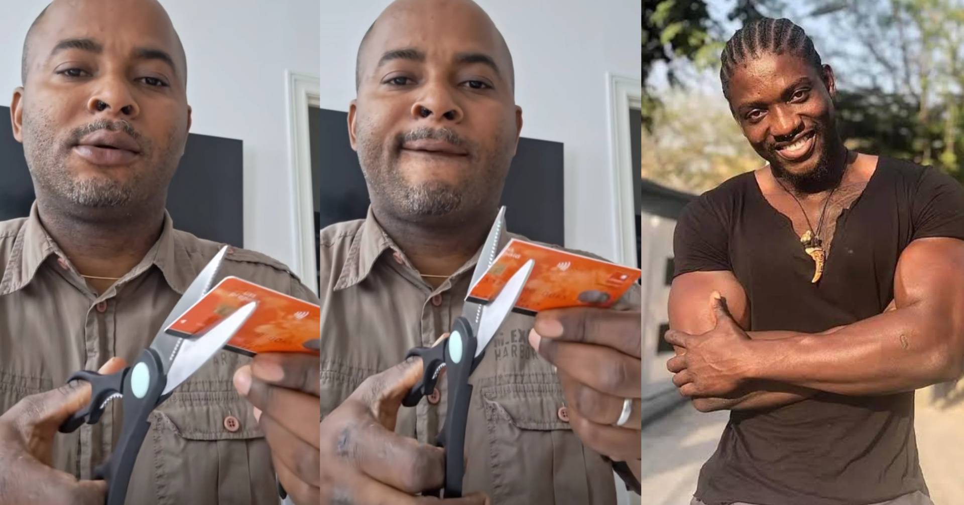 Man cuts his GTBank ATM card to pieces following Verydarkman's arrest