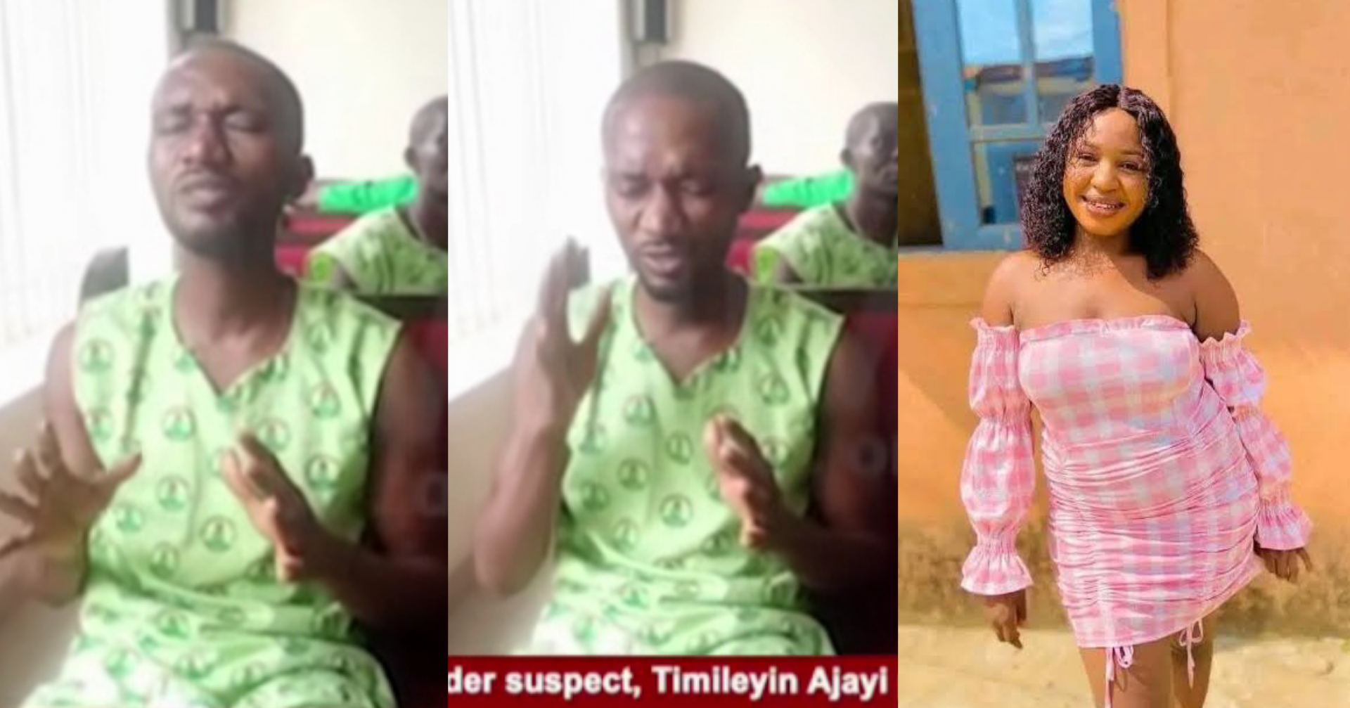 Gospel singer, Timilehin Ajayi spotted praying in court