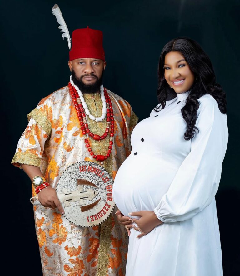 Yul Edochie shares adorable video of him cradling his daughter