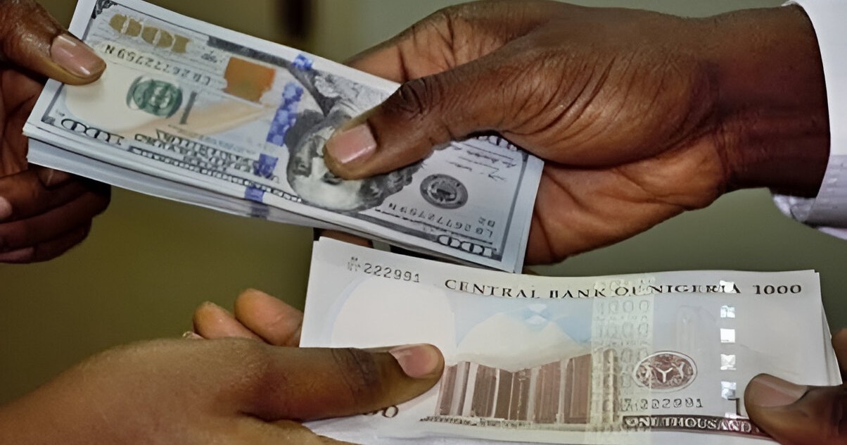 Naira gains for third straight day, closes at N1,583/$1 at official market