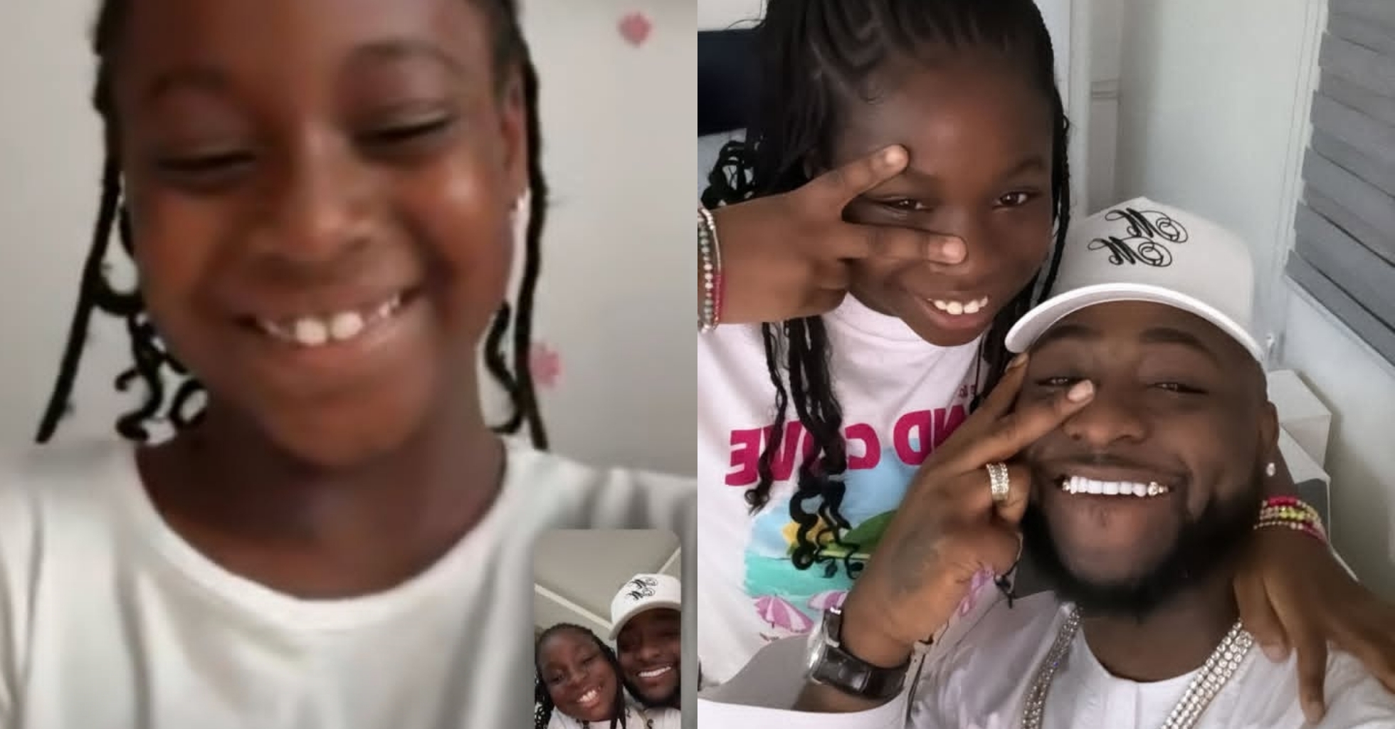 Davido reunites with Imade