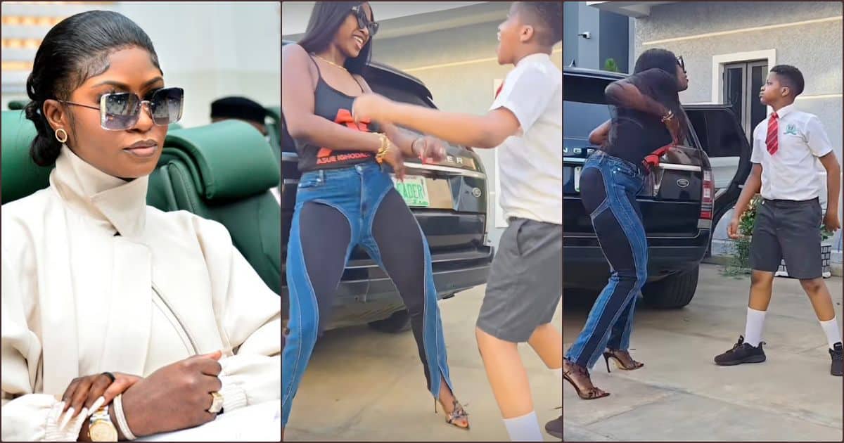 2Baba’s new wife, Natasha Osawaru flaunts her son