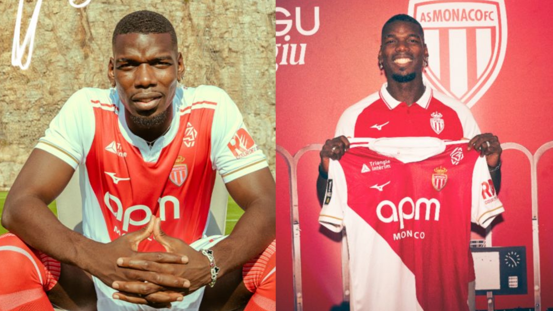 Pogba to wear No.8 shirt as AS Monaco announce star's arrival
