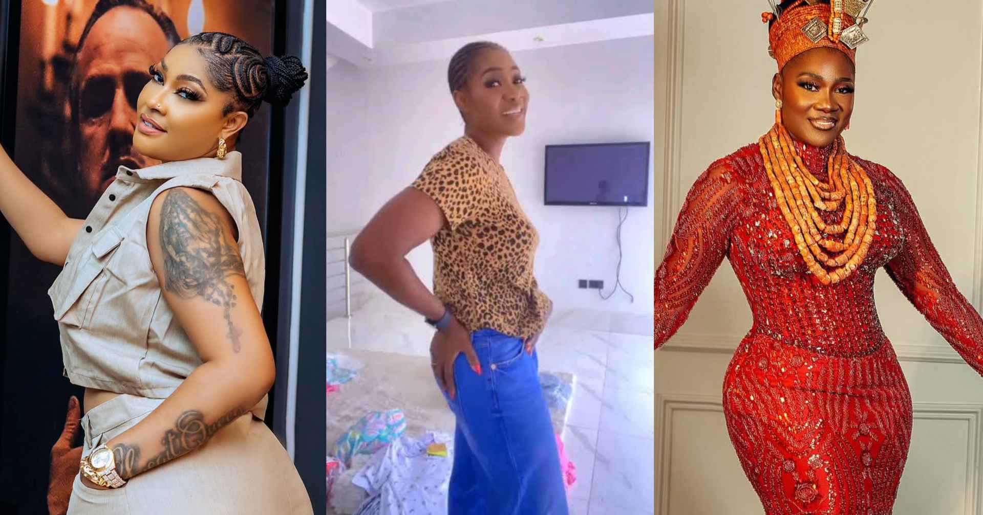 Mercy Johnson is down with sickness – Angela Okorie alleges