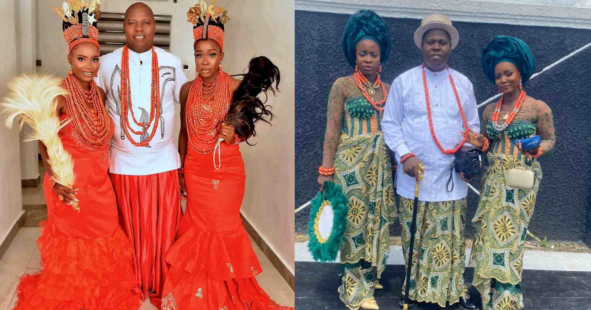 Delta man who married two wives on the same day marks first wedding ...