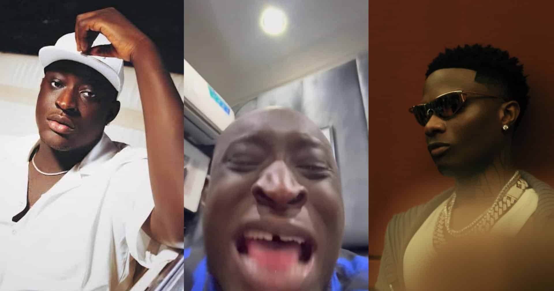 Carter Efe bursts into tears as he loses Instagram account