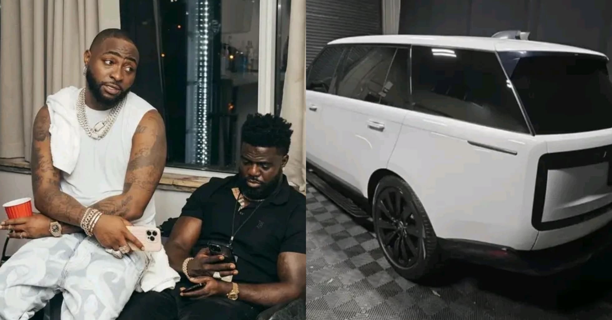 Davido gifts his aide a range Rover as birthday gift