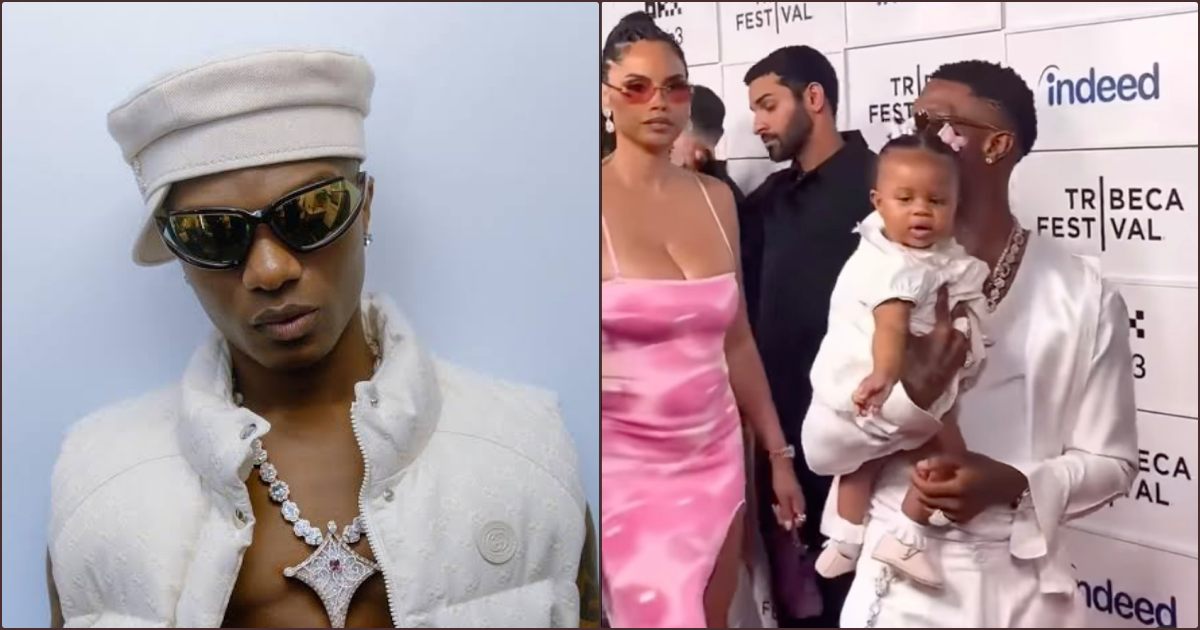 Wizkid’s daughter Morayo makes first public appearance in New York