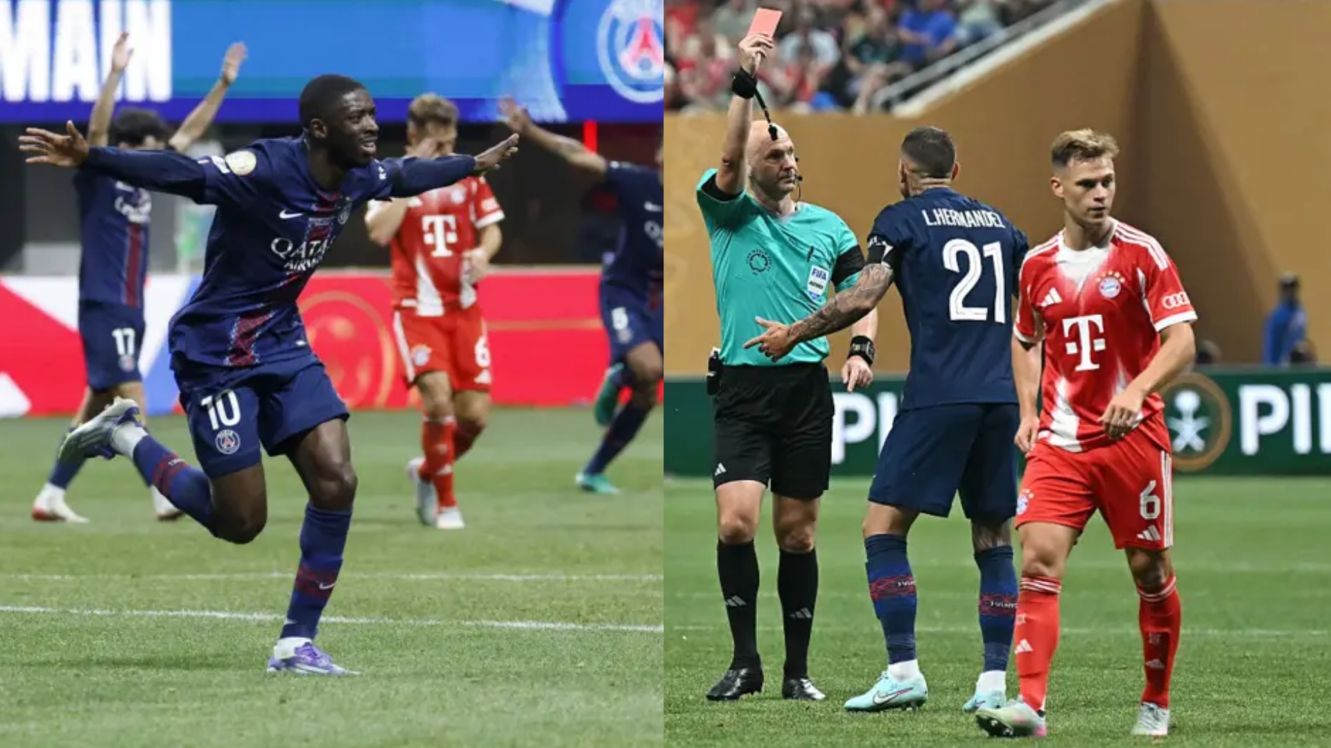 Nine-man PSG stun Bayern Munich to book Club World Cup semi-final spot