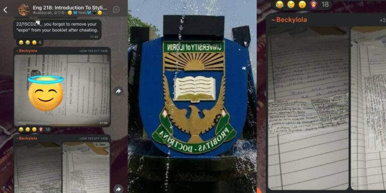 200-level UNILORIN student forgets chip used to cheat in exam