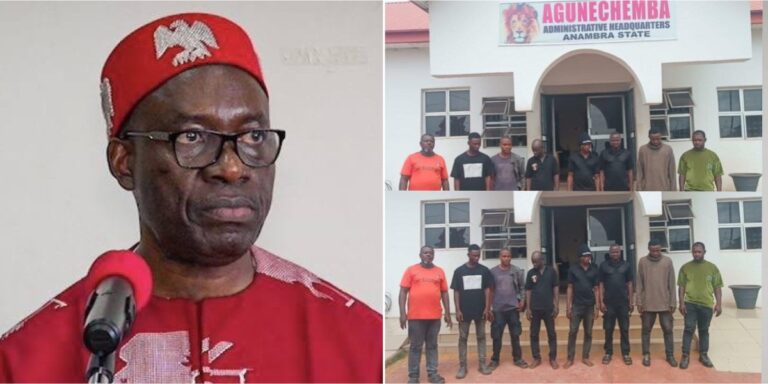 BREAKING: Anambra governor sacks vigilantes behind viral video of Corps ...