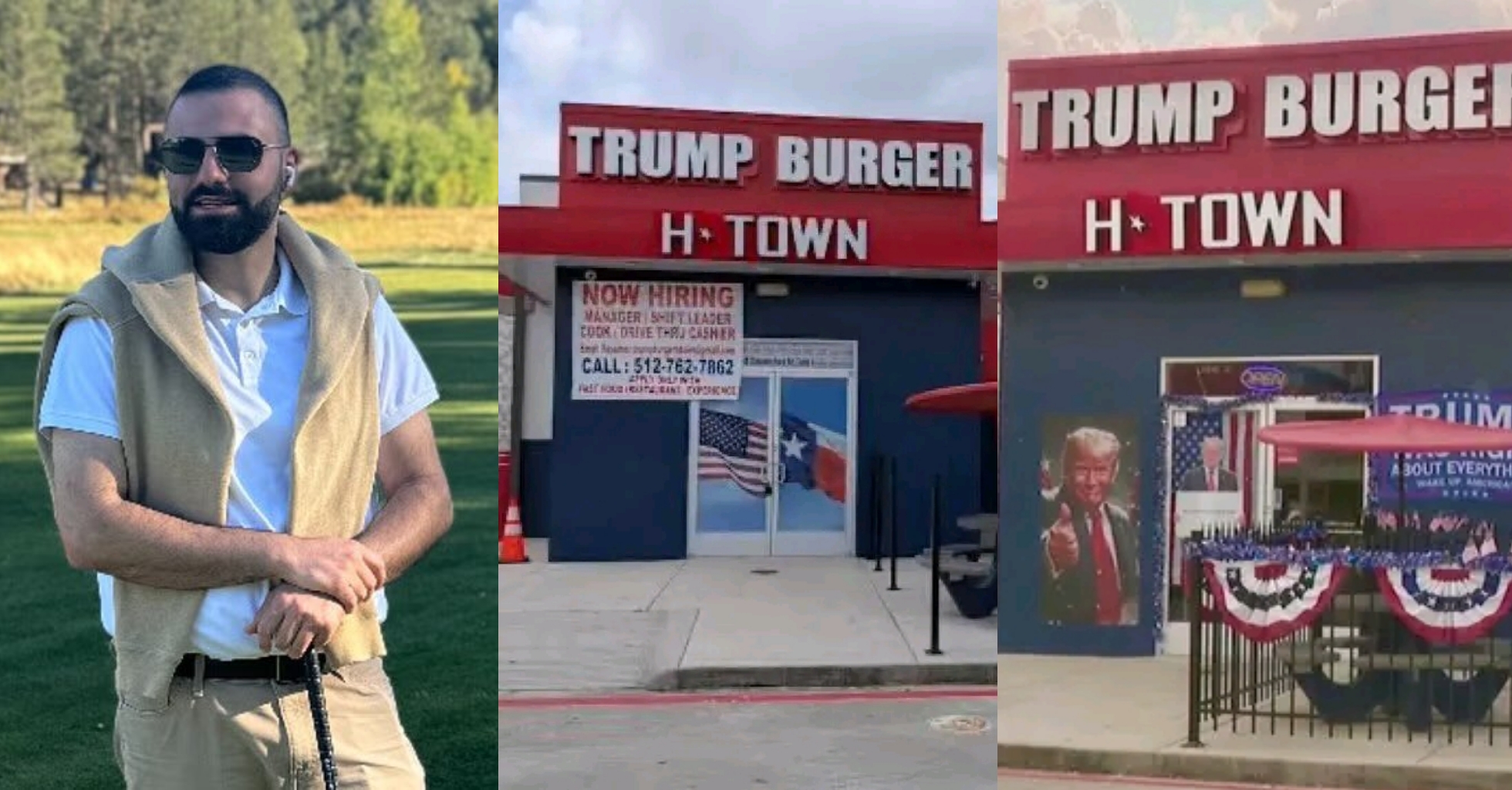 Co- owner of Donald Trump themed- burger chain arrested