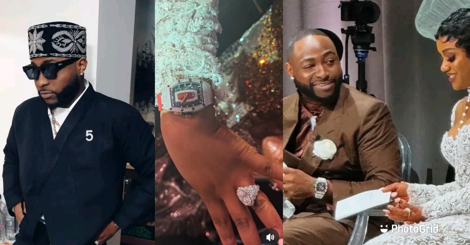 CHIVIDO; Davido surprises Chioma with $300k Richard Millie watch at ...