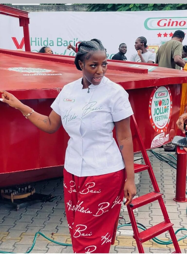 Massive crowd at Hilda Baci's world's largest jollof cook-off raises ...
