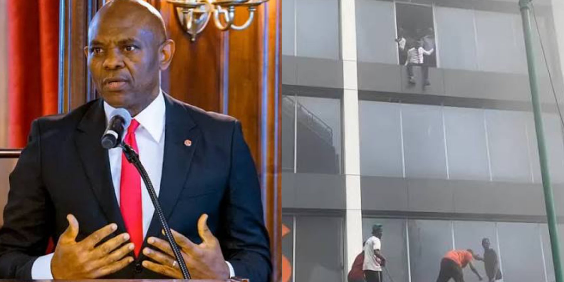 Tony Elumelu mourns victims of Afriland Towers fire, apologizes for UBA ...