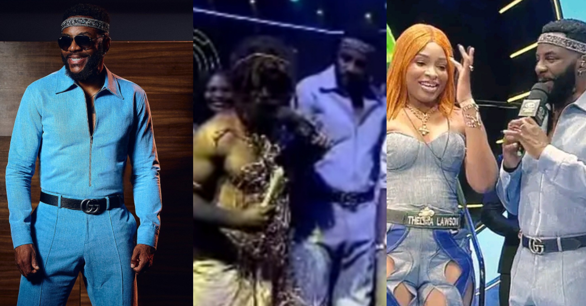 Drama as mad man storms BBNaija S10 live eviction show