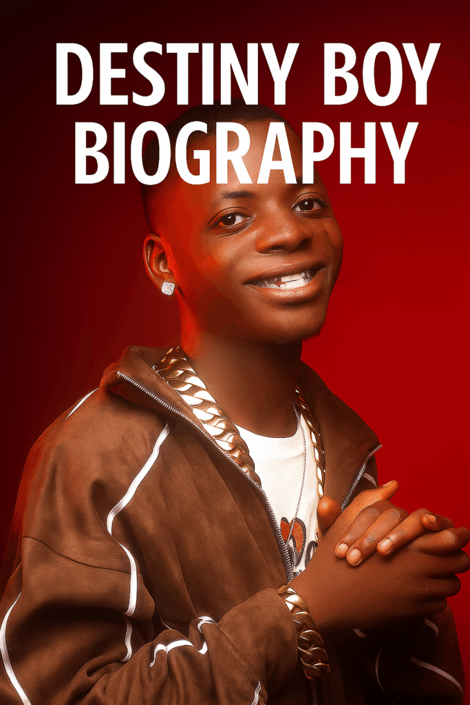 Destiny Boy Biography: Early Life, Career, Songs, Wife, Net Worth