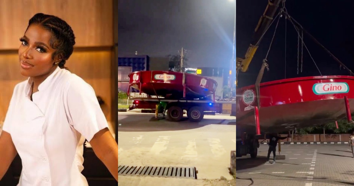 Hilda Baci’s giant pot lands ahead of world’s biggest jollof rice cook-off