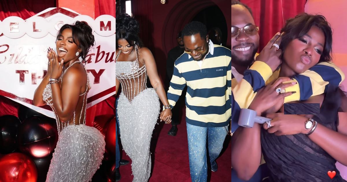 Hilda Baci gets lovey-dovey with partner, flaunts diamond ring at ...