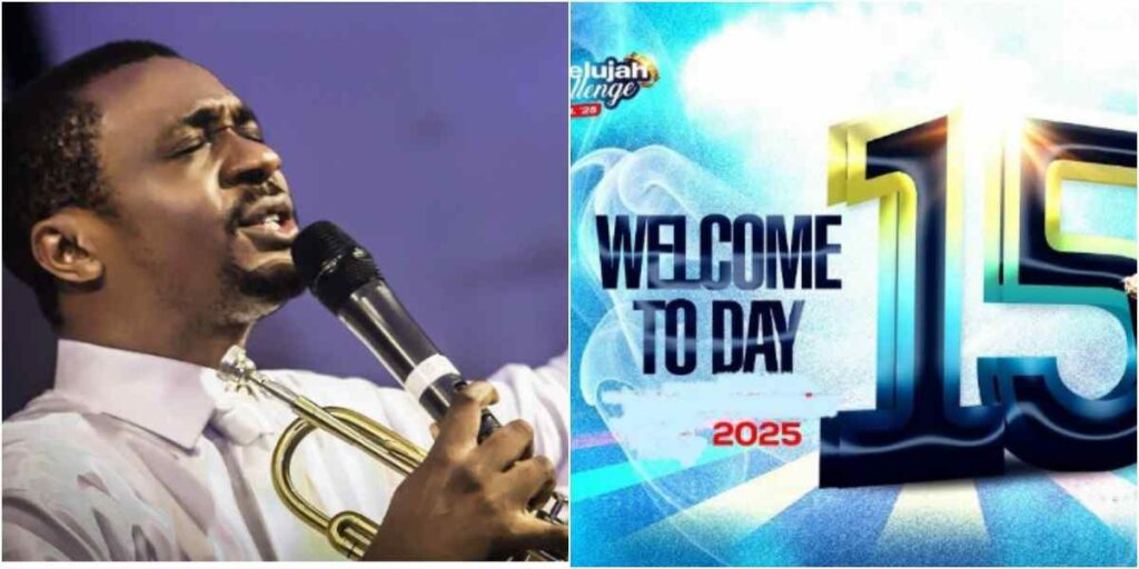 Hallelujah Challenge 2025 day 15 hits over one million views