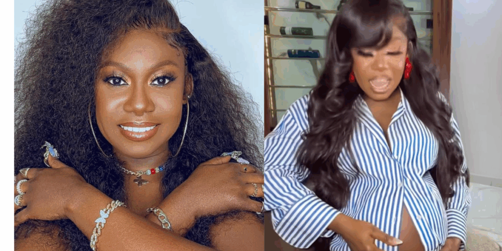 Niniola spark pregnancy rumour as she flaunts visible baby bump