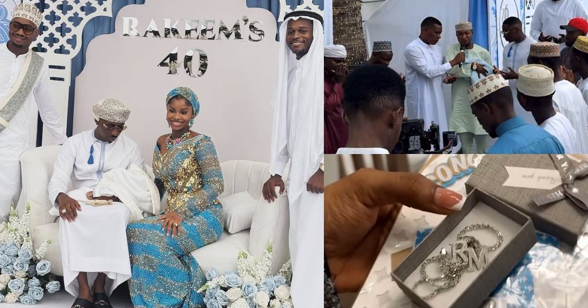 Fans gift Priscilla, Juma Jux's baby 18 karat gold on naming ceremony ...