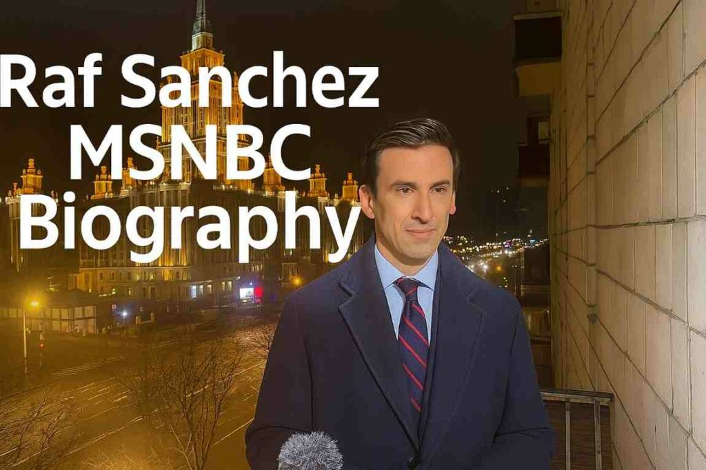 Raf Sanchez MSNBC Biography: Early Life, Career, Wife, Net Worth