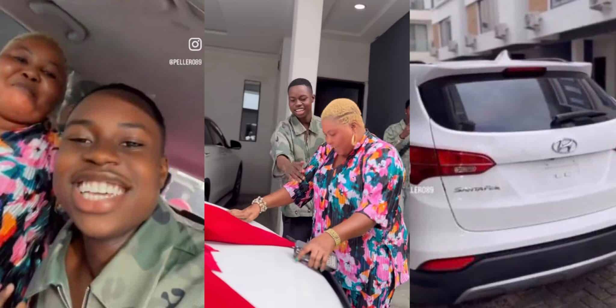 Peller surprises mother with brand new Hyundai Santa Fe car