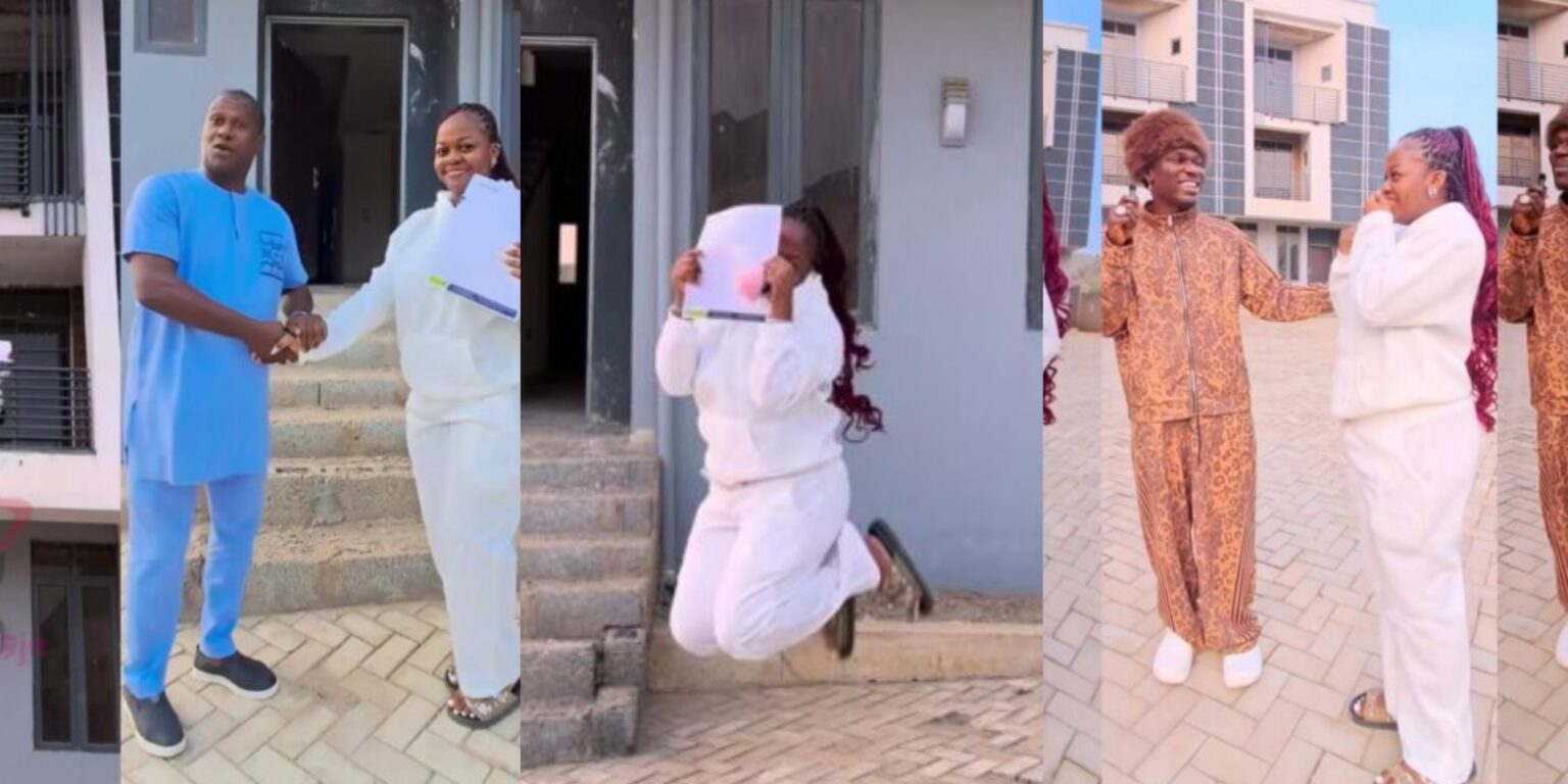 Spyro melts hearts as he gifts wife a multi-million-naira house after ...