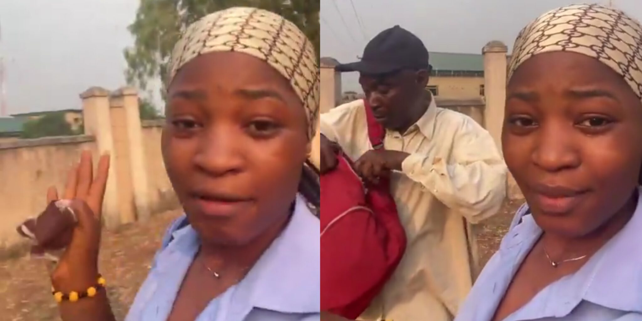 Lady celebrates 1 year of catching elderly man who scammed her 2 years ...