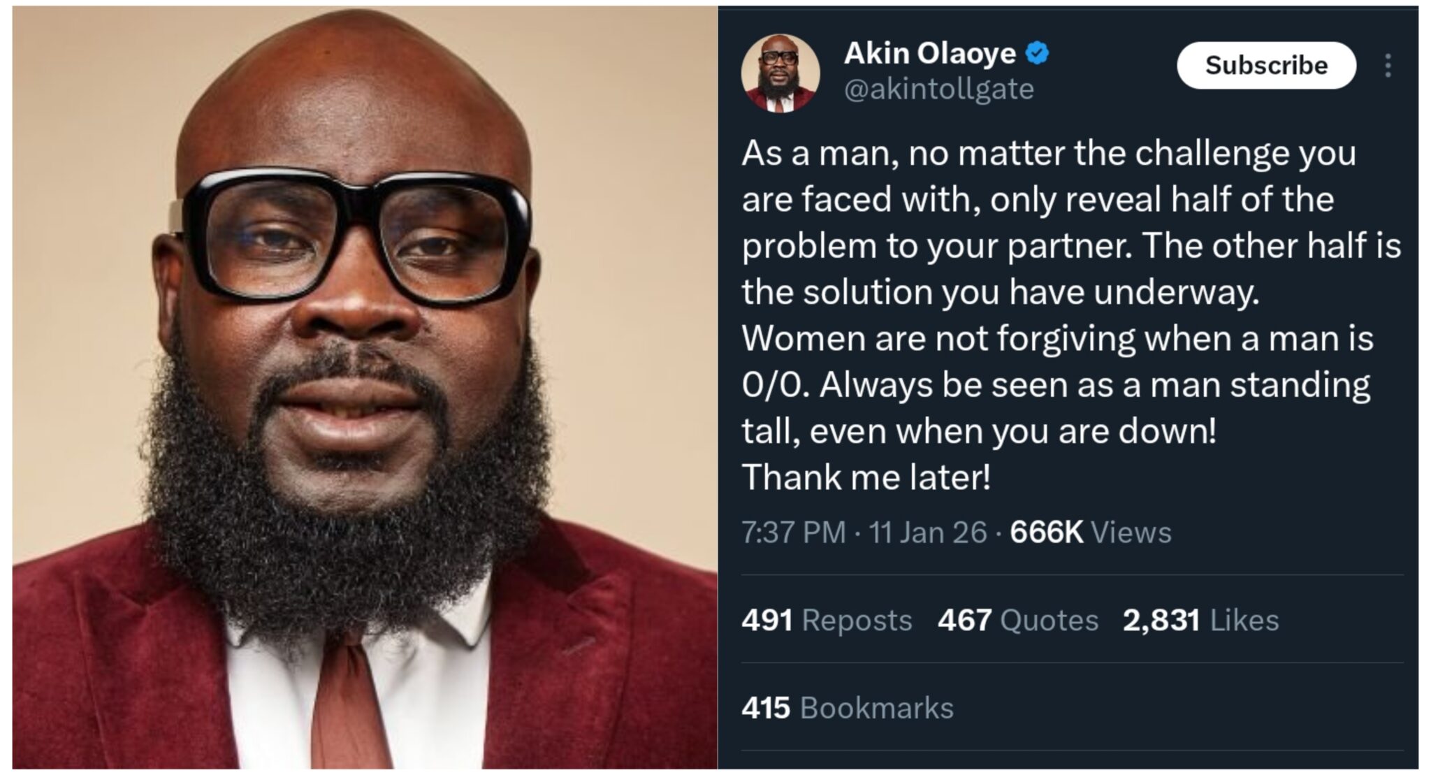 "No matter the challenge you face, don't reveal everything to your ...