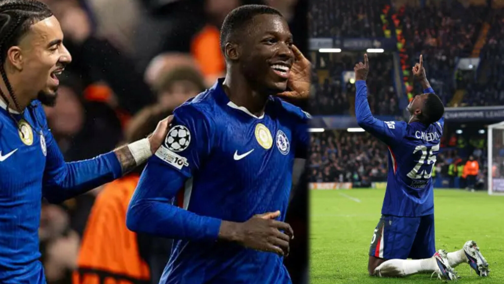 UCL: Caicedo rescues Chelsea with late breakthrough
