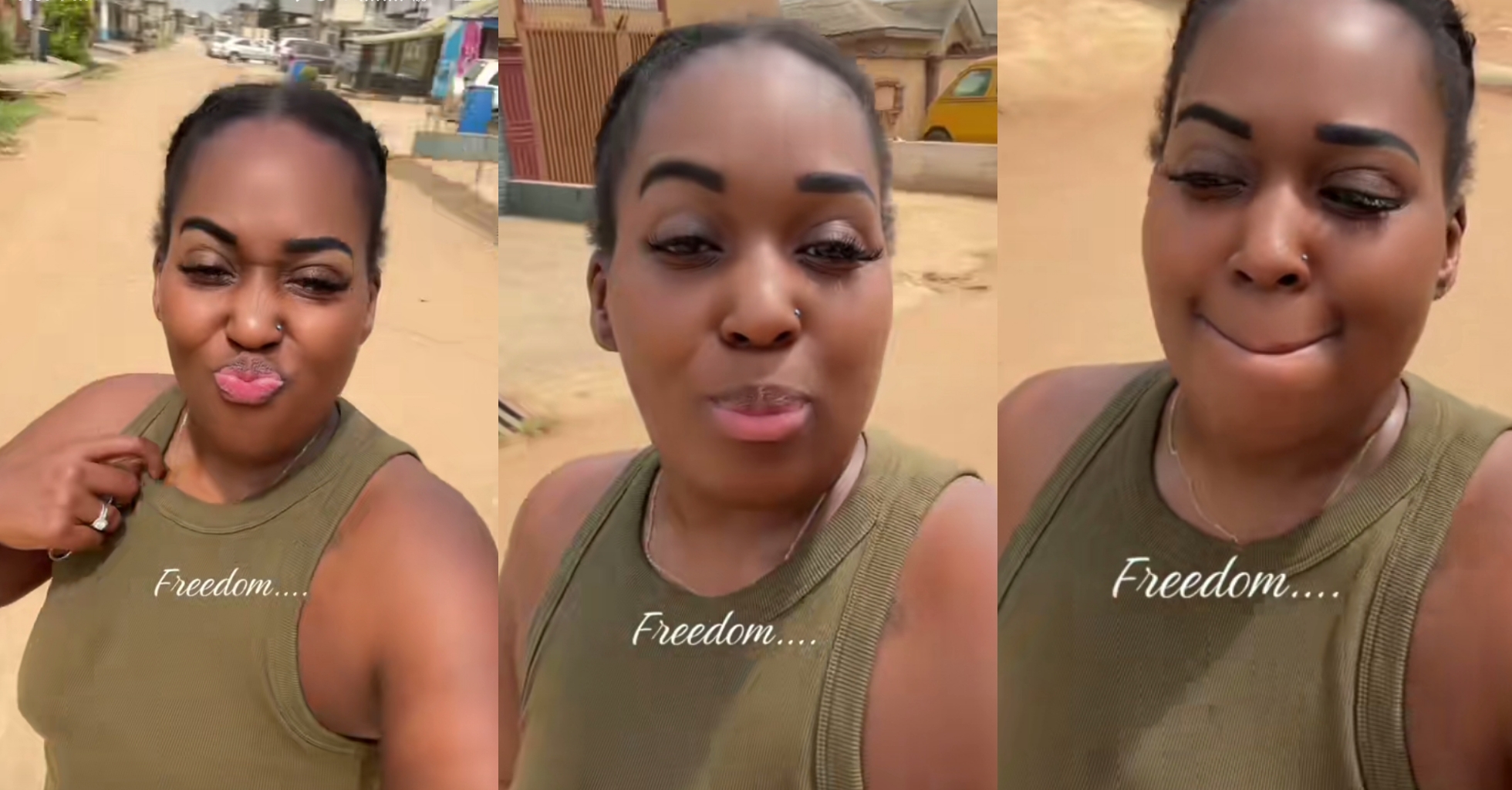 "I escaped"- Lady celebrates 8 months of leaving America