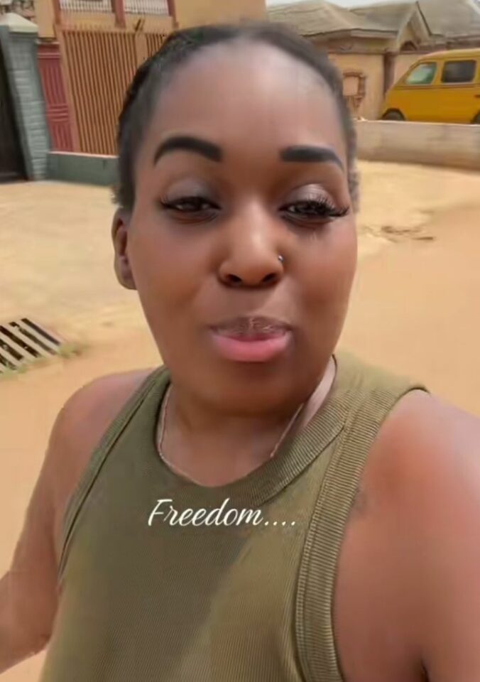 "I escaped"- Lady celebrates 8 months of leaving America