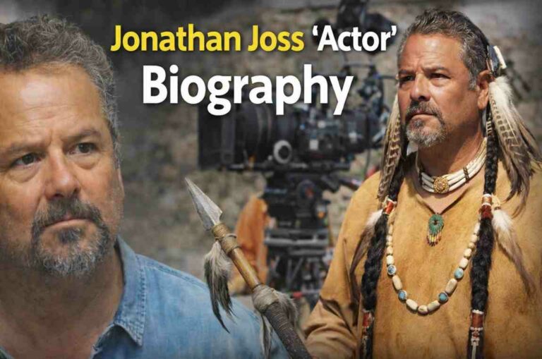 Jonathan Joss 'Actor' Biography: Early Life, Career, Movies, Wife ...